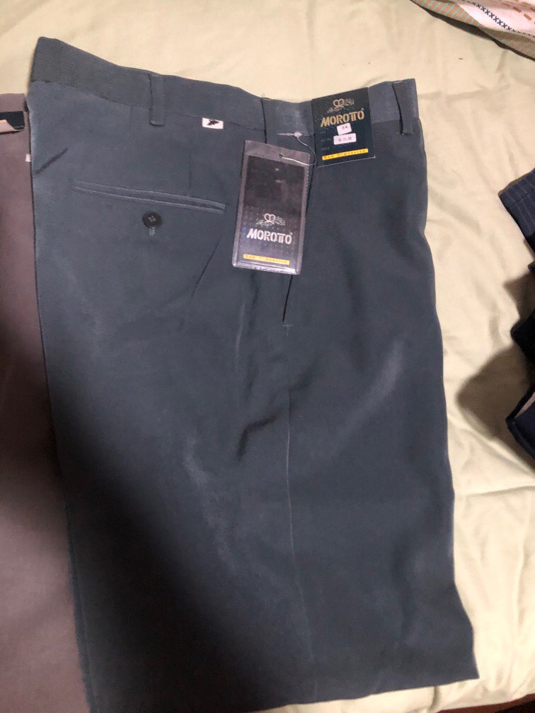 Morotto business pants, Men's Fashion, Bottoms, Trousers on Carousell