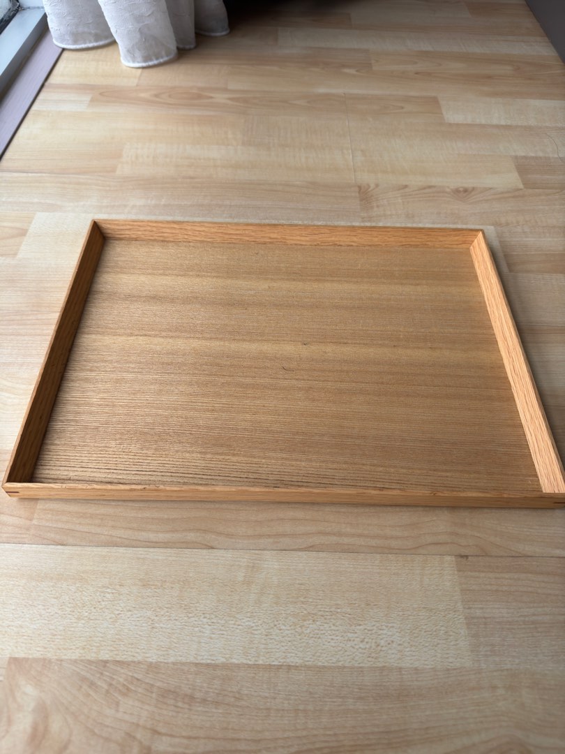 Muji wooden tray, Furniture & Home Living, Home Improvement ...