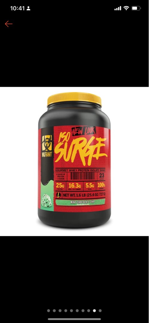 Mutant Iso Surge Isosurge Whey Protein Isolate Protein Powder Container ...