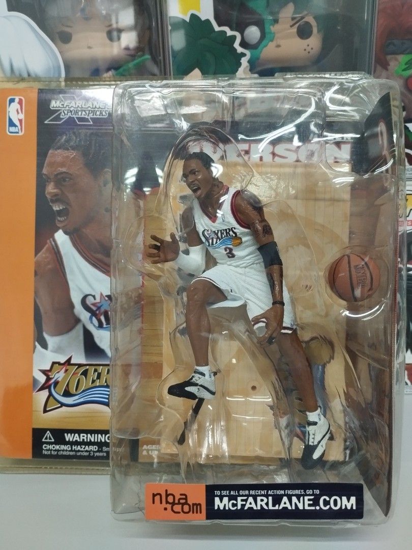 NBA McFarlane: Allen Iverson (Rare) - Philadelphia Sixers, Hobbies ...