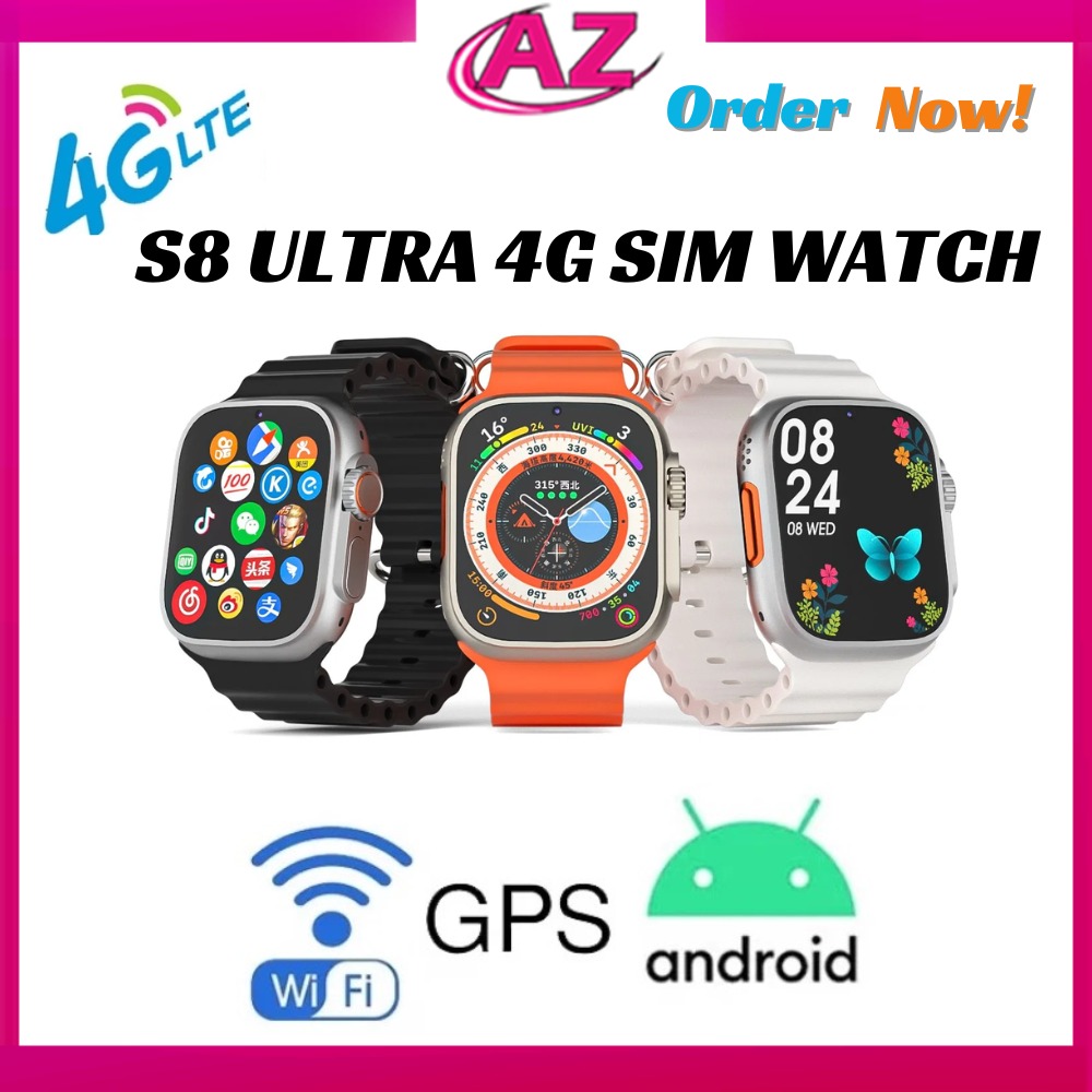 New Arrival S8 ultra 4G sim Smartwatch - Brand new - Store Pickup ...