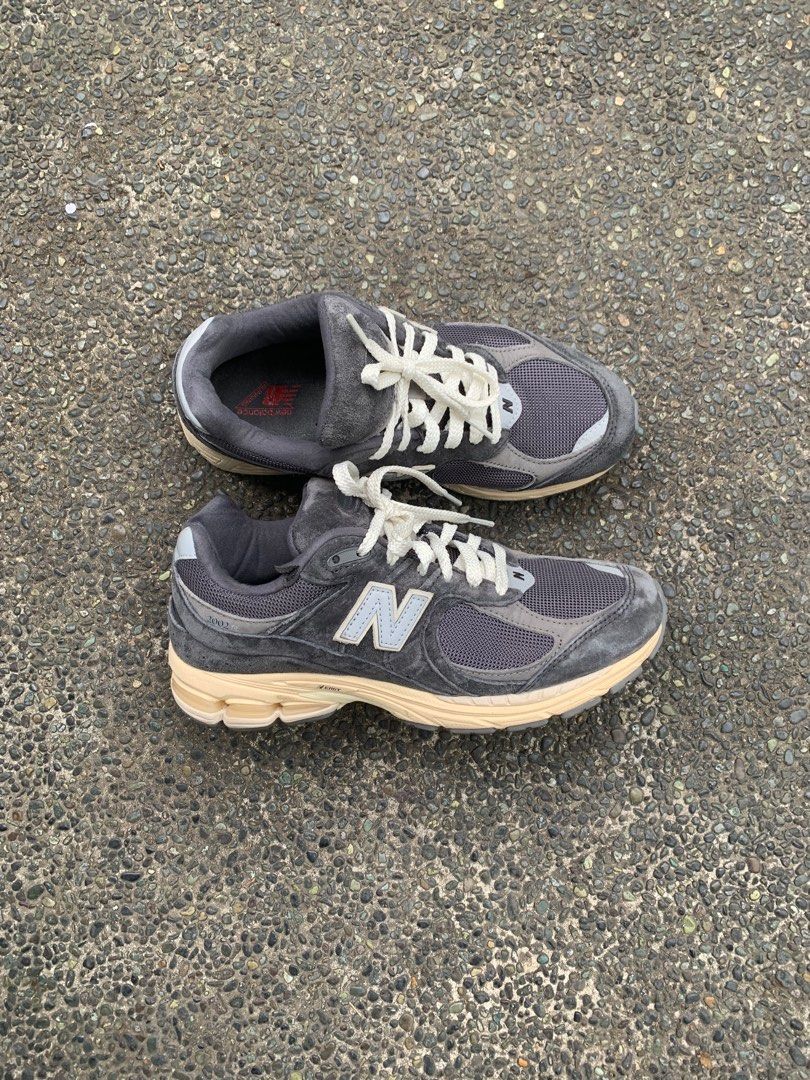 New Balance 2002r - Black Dark Grey - M2002RHO, Men's Fashion, Footwear ...