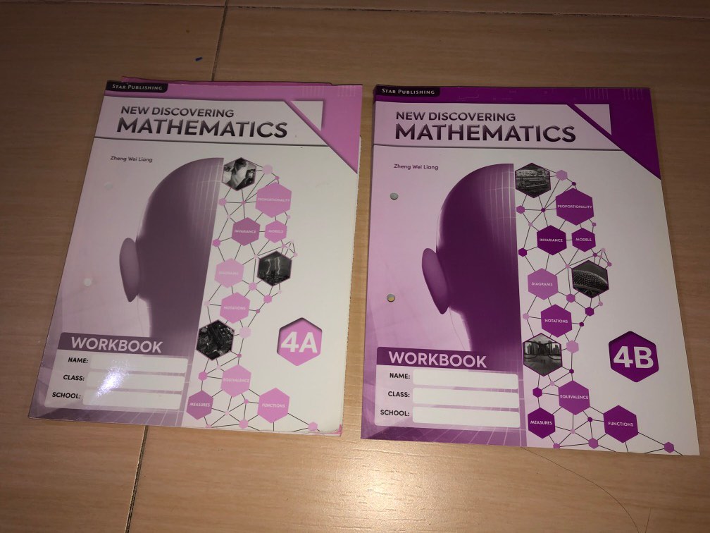 New Discovering Mathematics Workbook 4A and 4B, Hobbies & Toys, Books & Magazines, Assessment ...