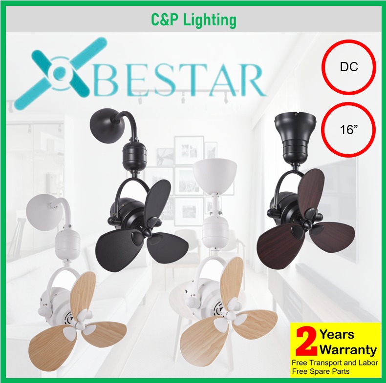 [New Launch] Bestar Duo 16" Corner Fan with Wall / Ceiling Mount with ...