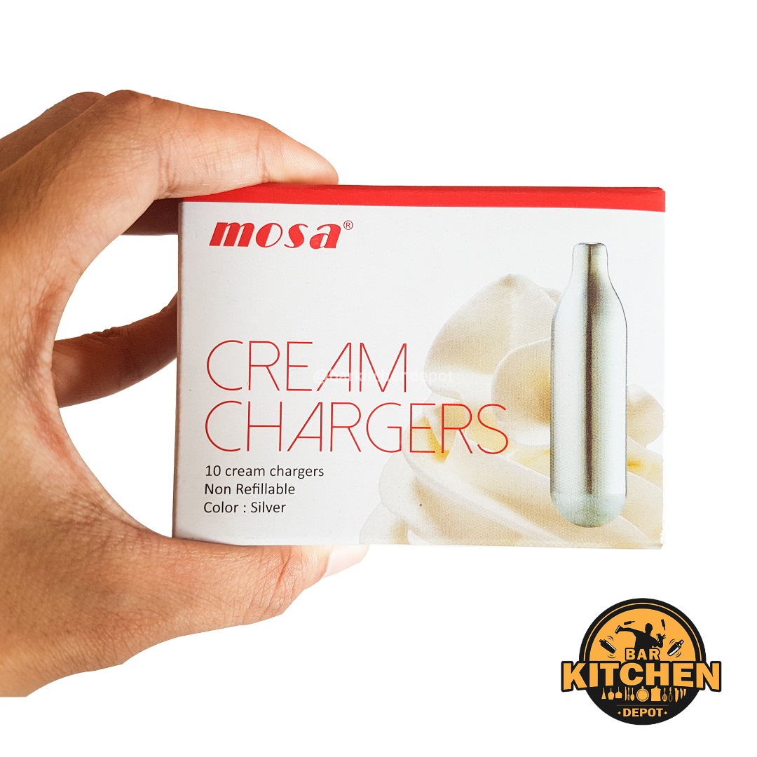 New Package Mosa Whip Cream N20 Charger (Authentic) 10pcs. in a box ...