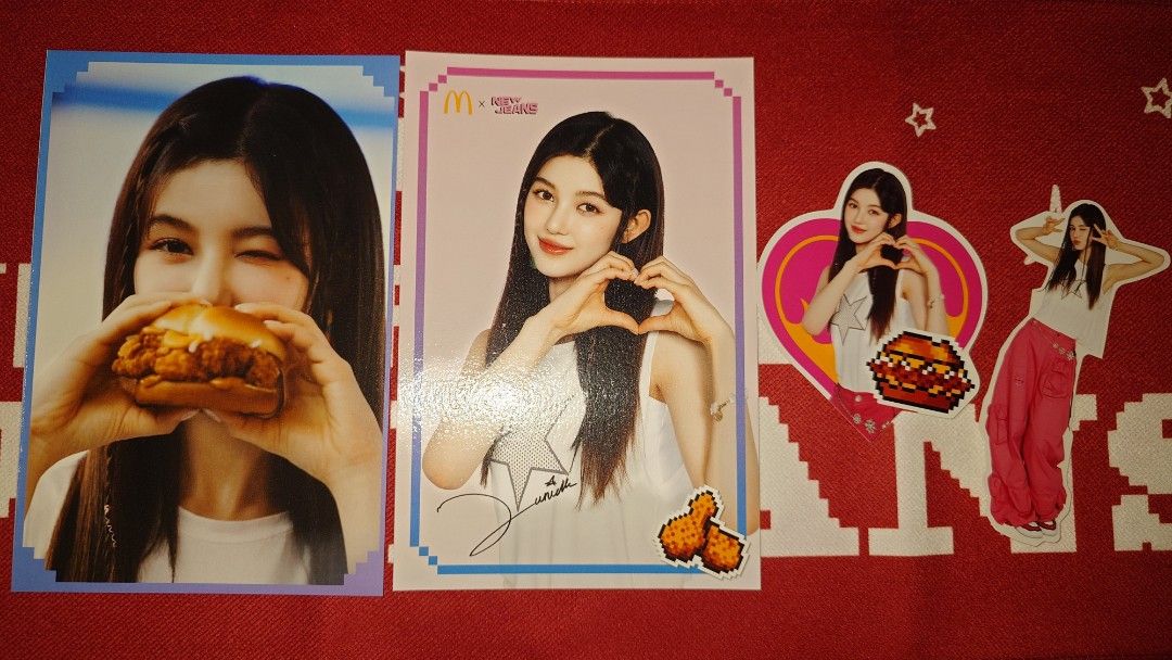NewJeans McDonald's - Group/Hanni/Dan/Haeyin, 興趣及遊戲, 收藏品及紀念品, 韓流 ...