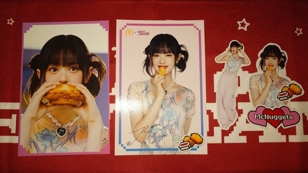 NewJeans McDonald's - Group/Hanni/Dan/Haeyin, 興趣及遊戲, 收藏品及紀念品, 韓流 ...