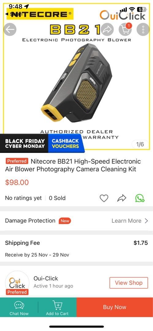 Nite Core BB21 Air blower, Photography, Photography Accessories, Other ...