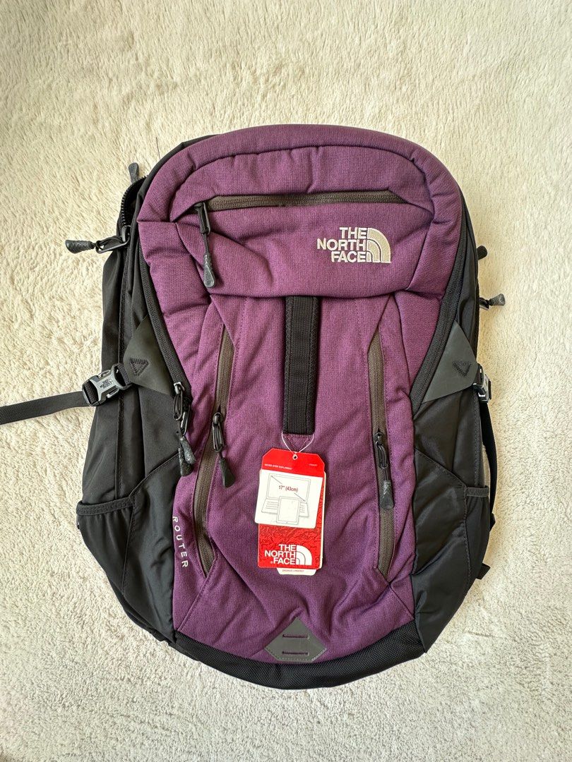 [The North Face] Violet Router Backpack w/ FREE SHIPPING, Men's Fashion ...
