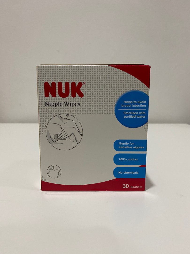 NUK Nipple Wipes (30 Pcs/Box), Babies & Kids, Maternity Care on Carousell