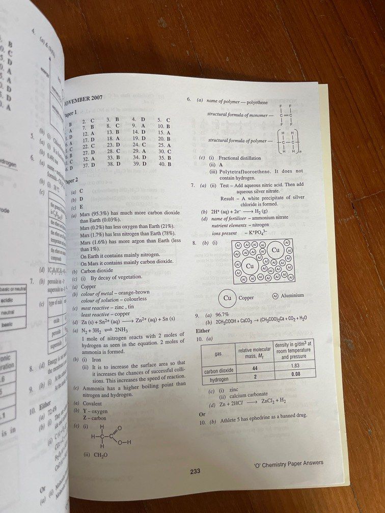 O Level Chem ten year series, Hobbies & Toys, Books & Magazines ...