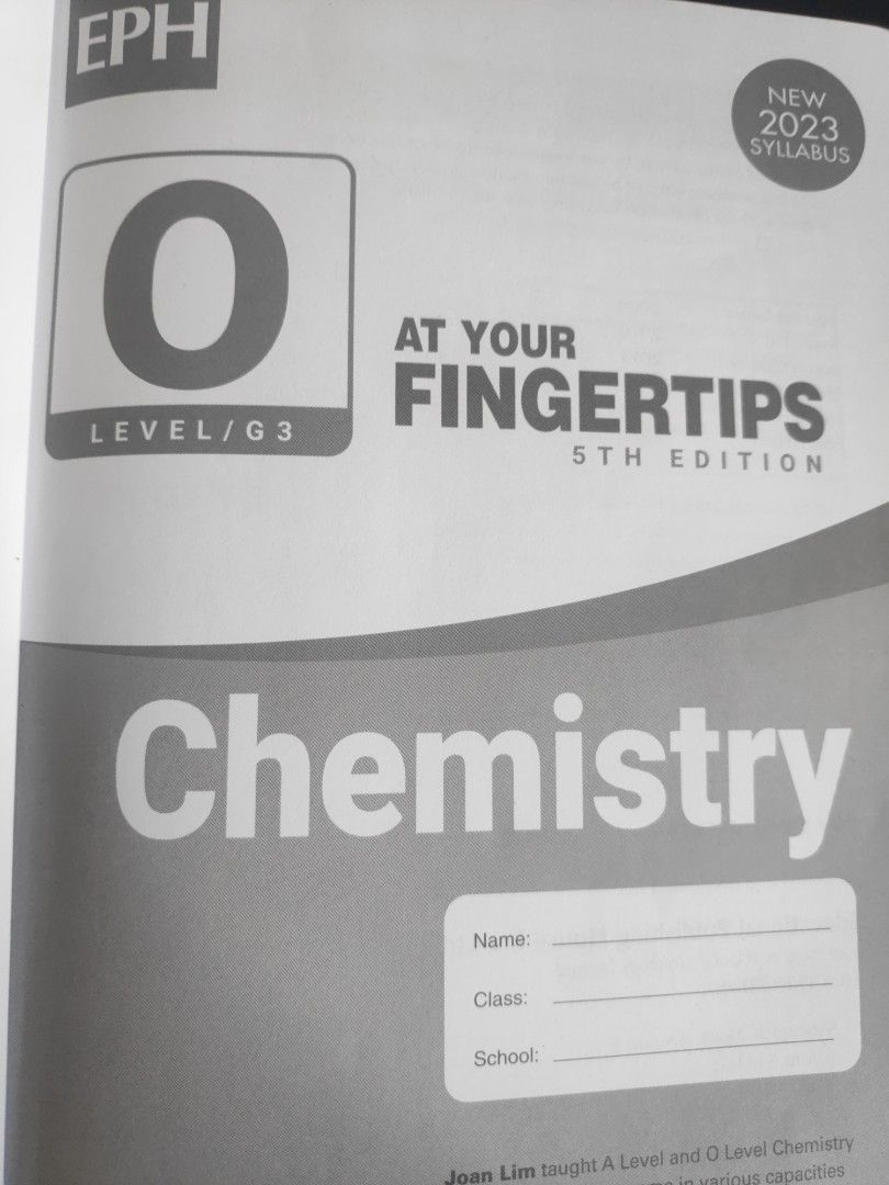 O Level Chemistry Guide Book, Hobbies & Toys, Books & Magazines, Assessment Books on Carousell