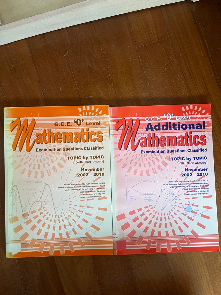 O Level Math, A Math ten year series, Hobbies & Toys, Books & Magazines ...