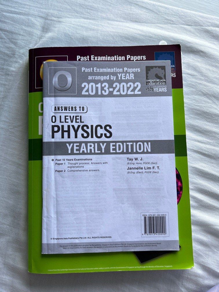 O Level Physics TYS, Hobbies & Toys, Books & Magazines, Assessment ...