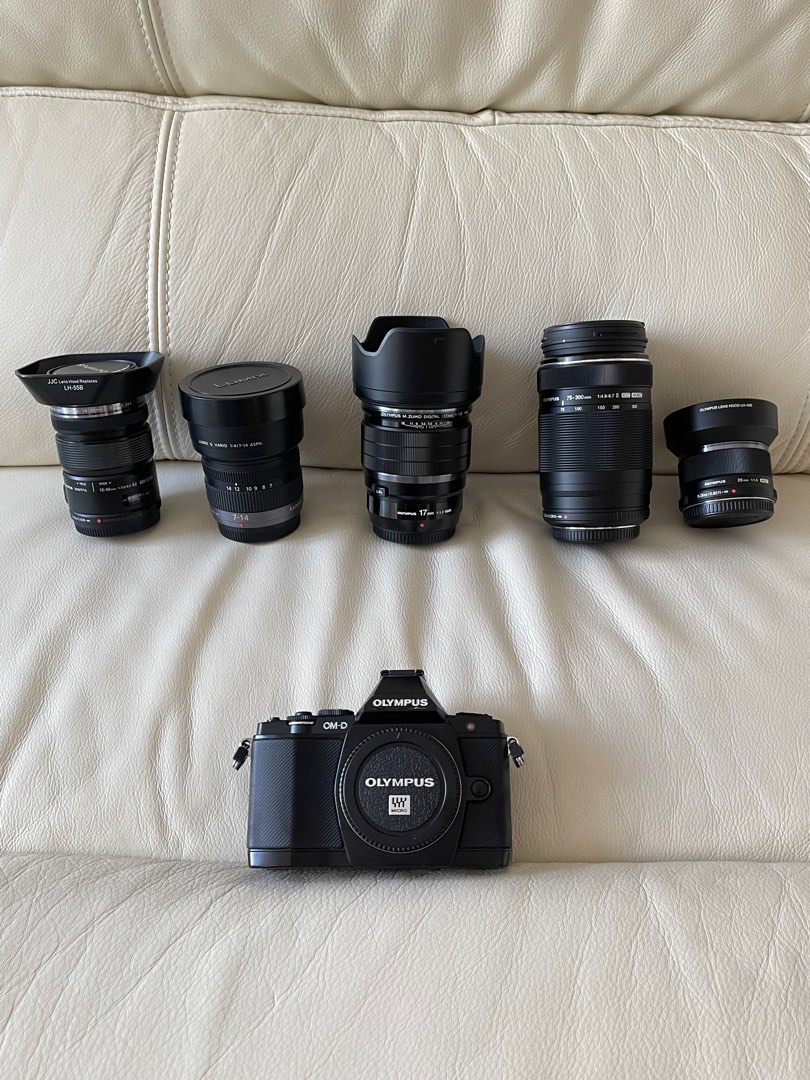 Olympus omd em5 camera and lens, 攝影器材, 相機 - Carousell