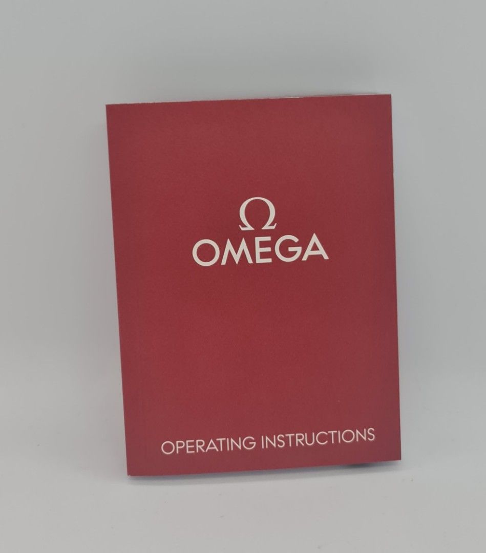 Omega Operating Instructions Manual, Hobbies & Toys, Stationery & Craft ...
