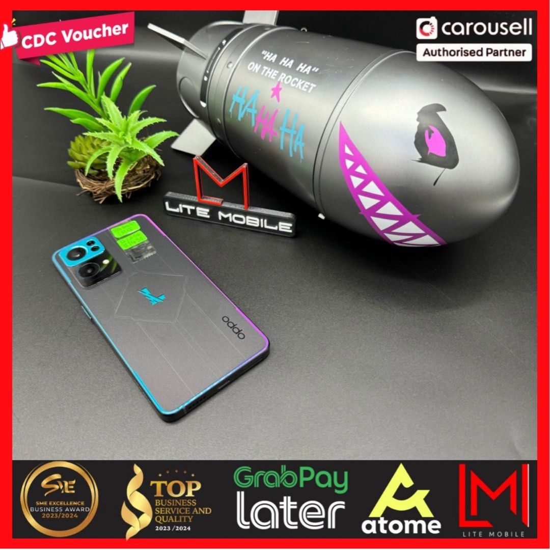 Oppo Reno 7 Pro LOL limited edition Blue 256 GB, Mobile Phones ...