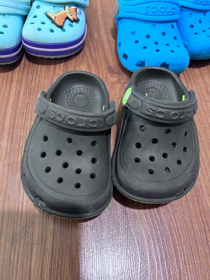 Original crocs bundle, Babies & Kids, Babies & Kids Fashion on Carousell