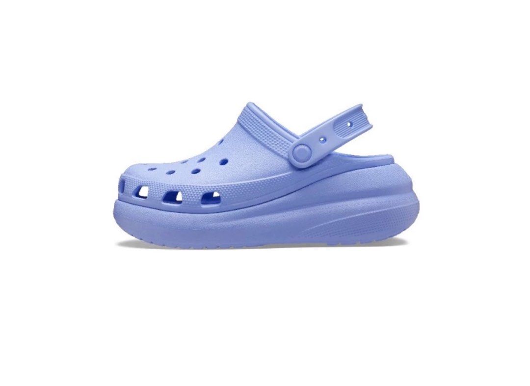 Original crocs Crocs Classic Crush Clog in Moon Jelly Authentic, Women ...