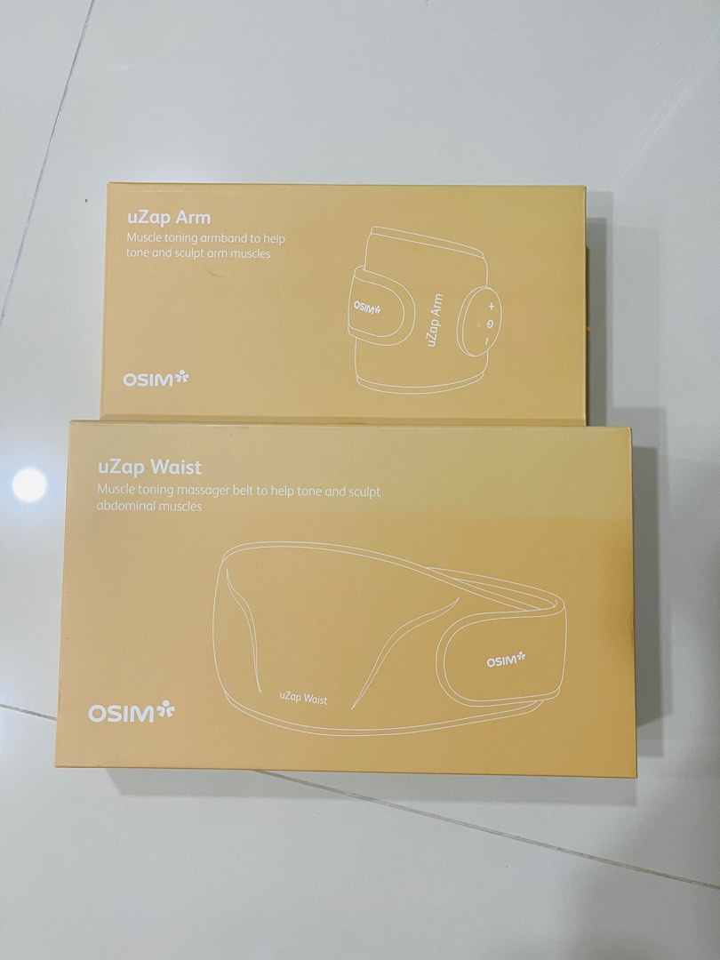 Osim uZap Waist And Arm, Health & Nutrition, Massage Devices on Carousell