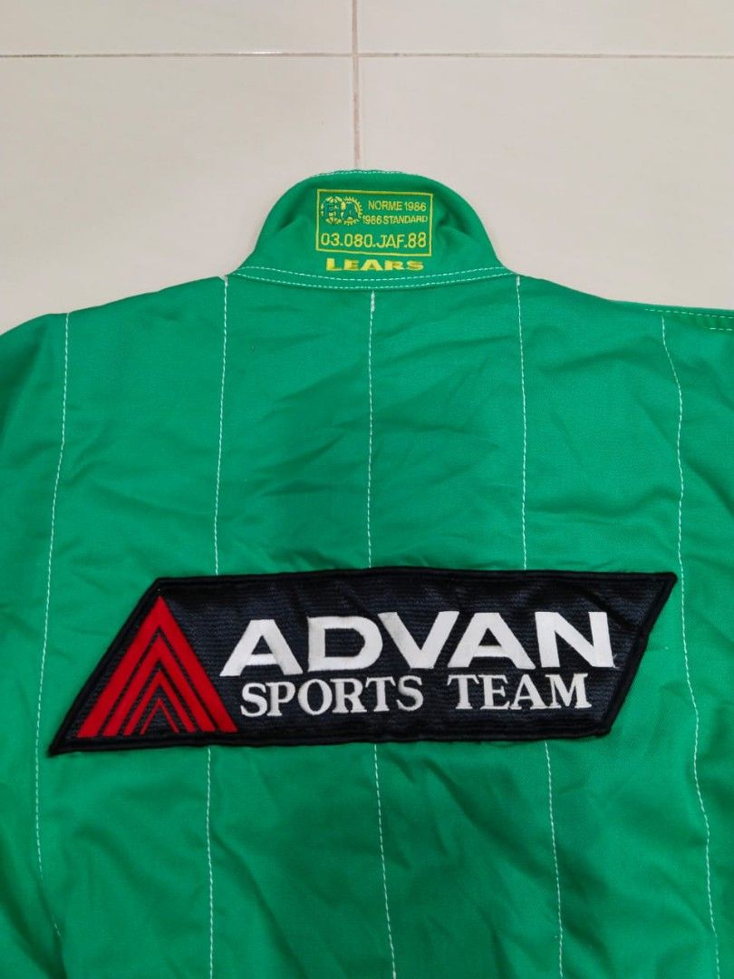 Overall Drift Car Advan Sports Team, Men's Fashion, Coats, Jackets and ...