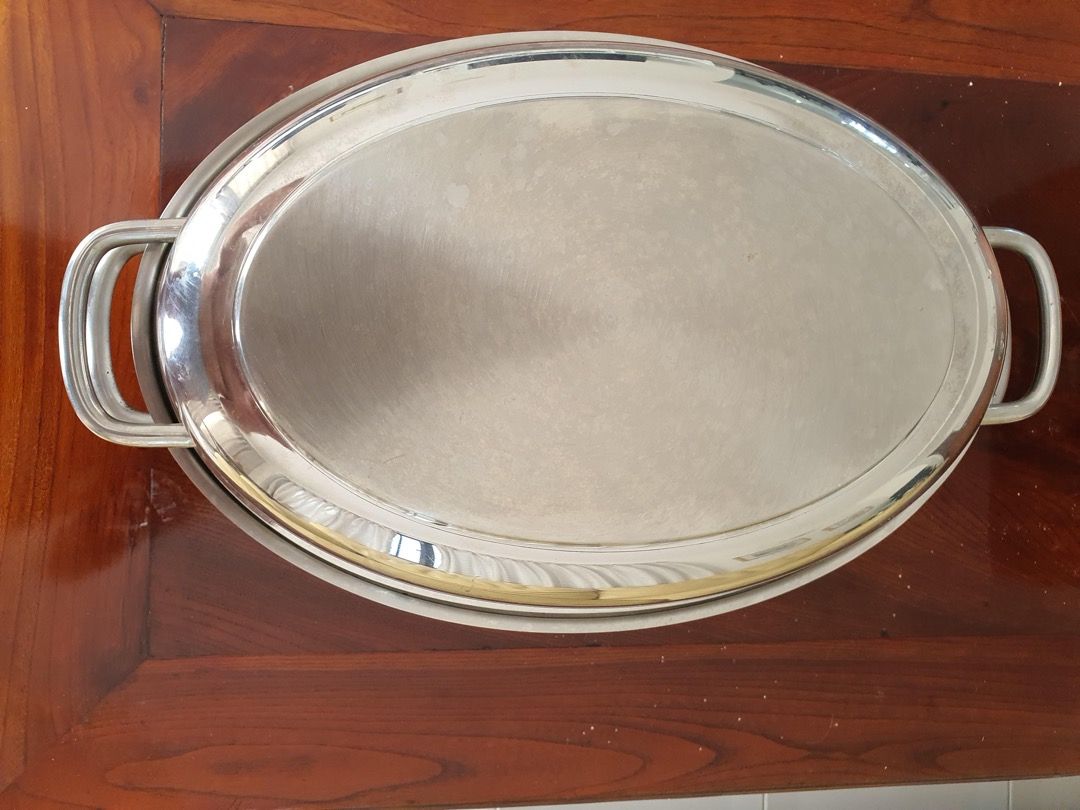 Paderno Stainless Master Chef Roasting Pan, Furniture & Home Living ...