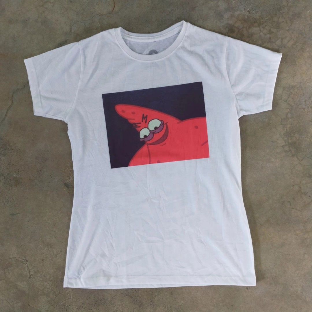 Patrick Star Meme Tee Shirt, Men's Fashion, Tops & Sets, Tshirts & Polo ...
