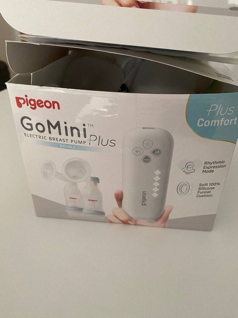 Pigeon GoMini Plus electric double breast pump (Latest Version), Babies ...