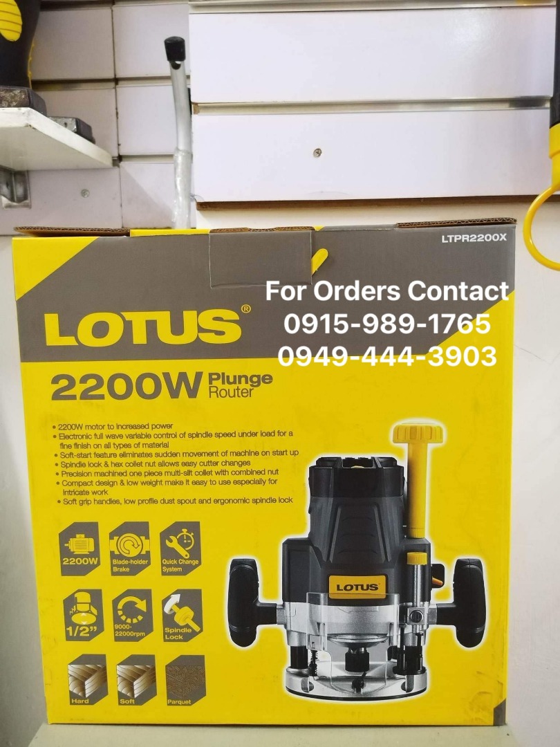 Plunge Router 2200W LTPR2200X, Commercial & Industrial, Construction ...