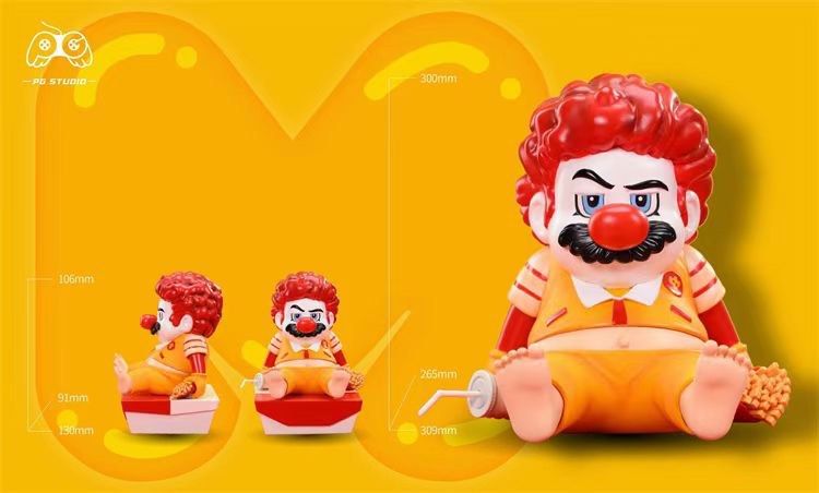 [PO] PG Studio - Super Mario Ronald McDonald & Colonel Sanders Sitting ...