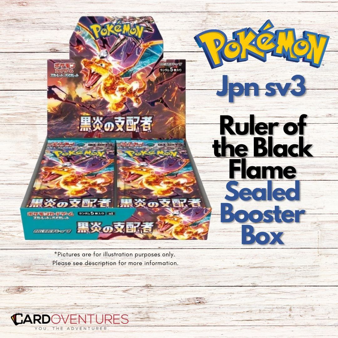 Pokemon sv3 Ruler of the Black Flame Booster Box, Hobbies & Toys, Toys & Games on Carousell