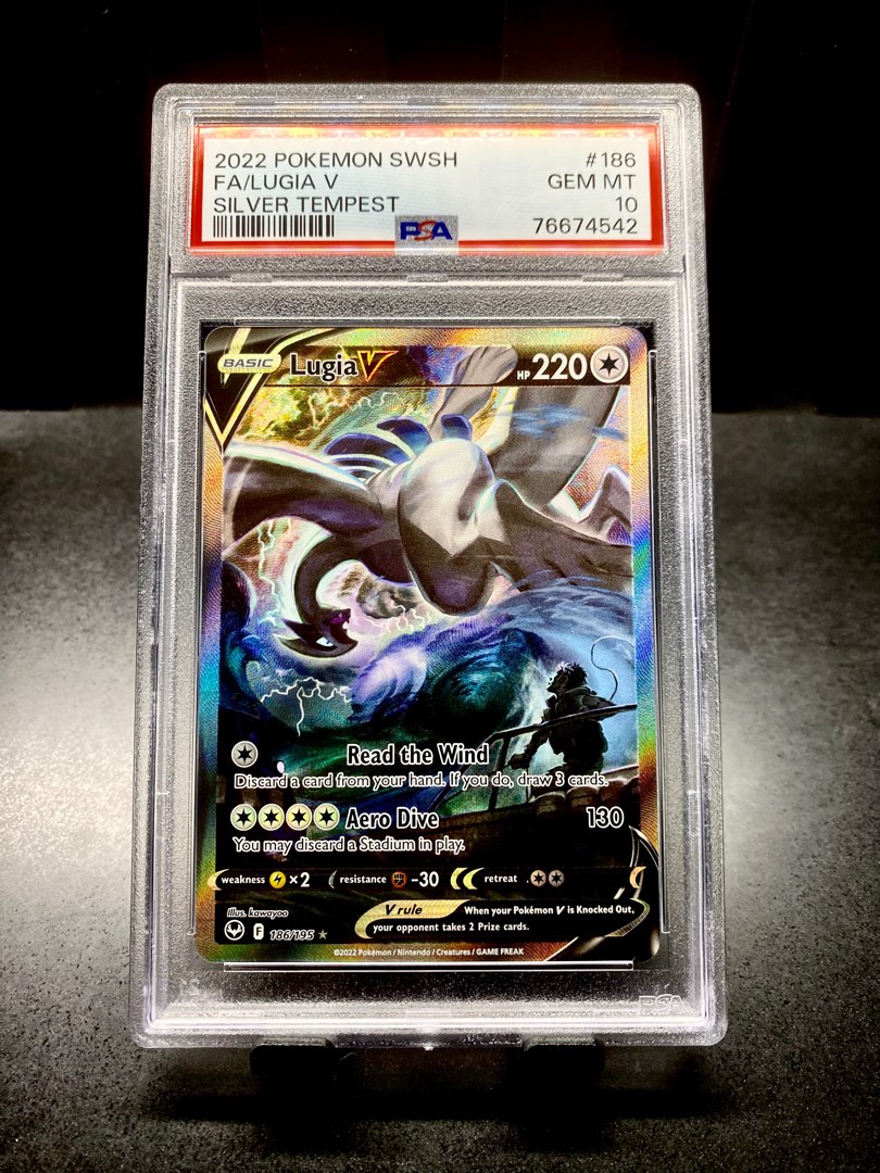 Pokémon PSA 10 Lugia V Alt Art from Silver Tempest, Hobbies & Toys ...