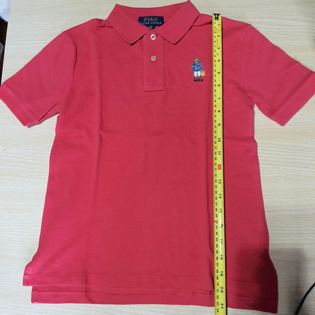 Polo Ralph Lauren bear red polo shirt for boys kids Size Small 8 ...