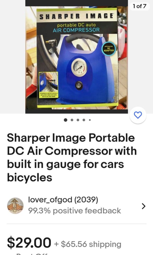 Portable Dc compressor /pambomba, Furniture & Home Living, Home ...