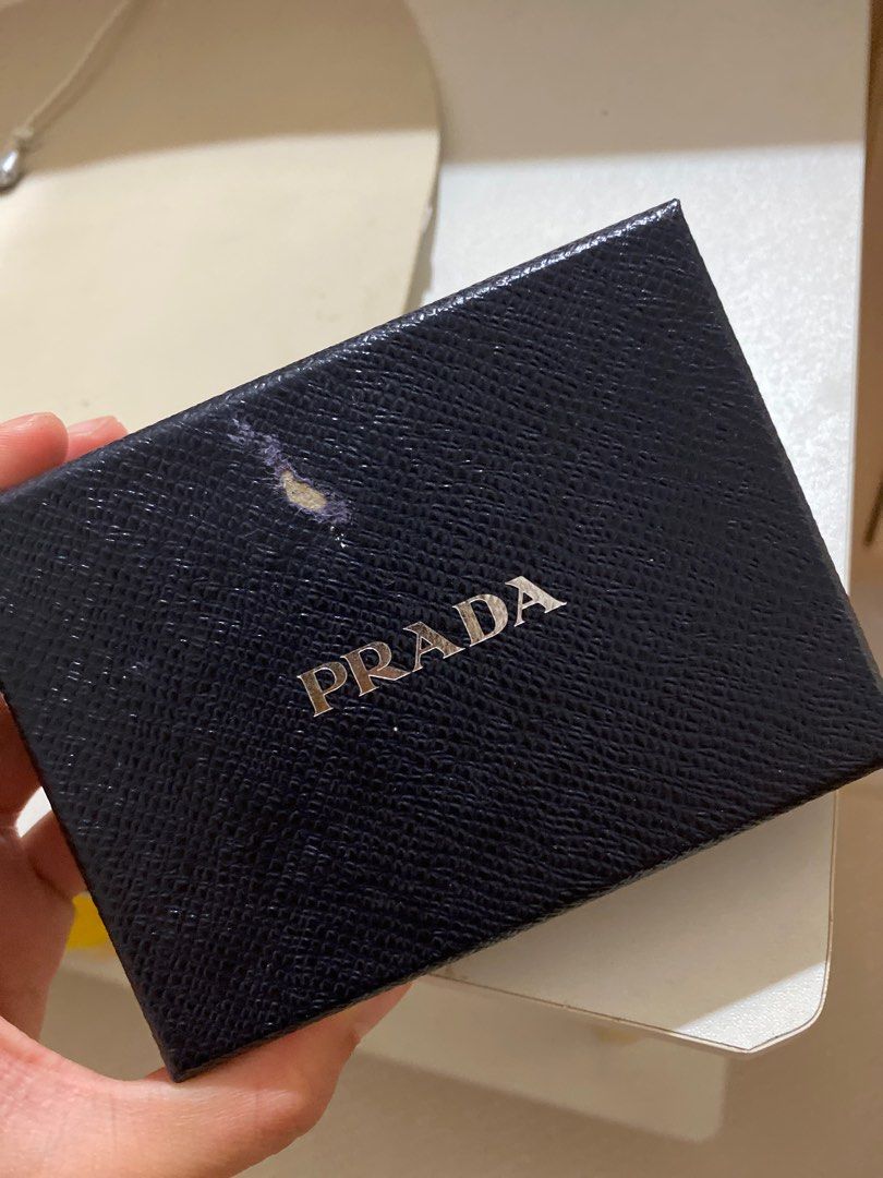 Prada Snap Key Case, Luxury, Bags & Wallets on Carousell