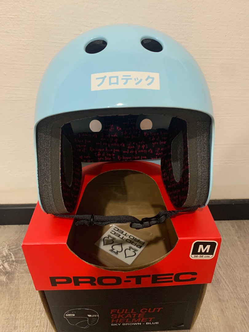 Pro-Tec Full Cut Skate Helmet - Sky Brown Pro Model, Sports Equipment ...