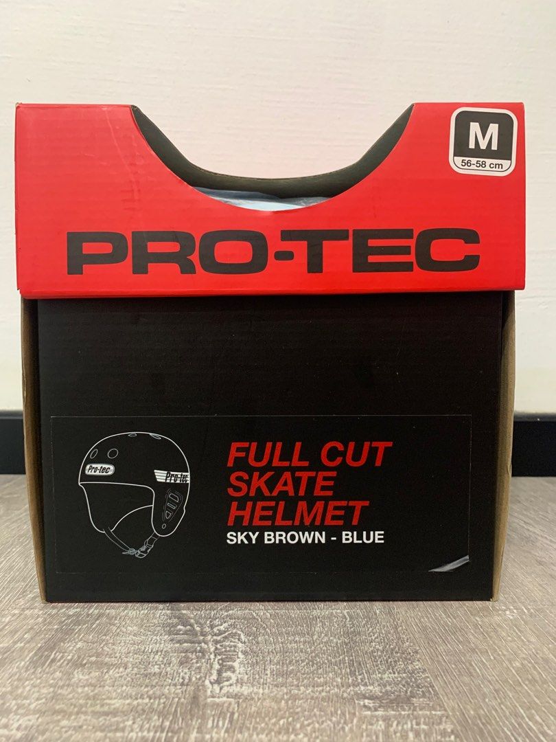 Pro-Tec Full Cut Skate Helmet - Sky Brown Pro Model, Sports Equipment ...