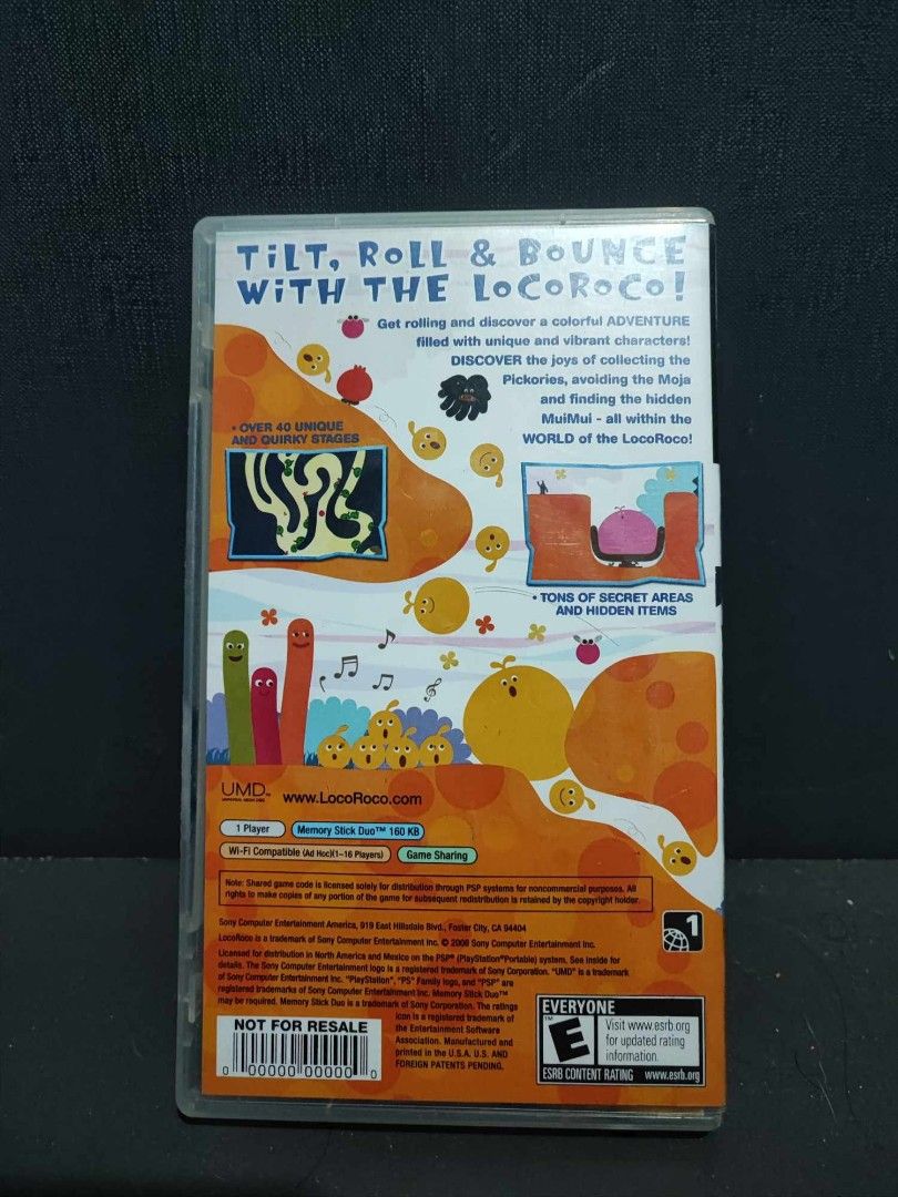 PSP UMD Games Loco Roco, Video Gaming, Video Games, PlayStation on ...