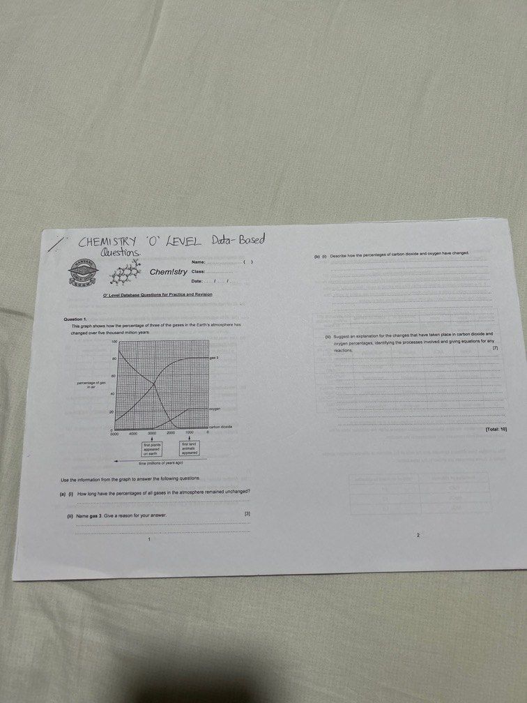 Pure chemistry O level practice, Hobbies & Toys, Books & Magazines ...