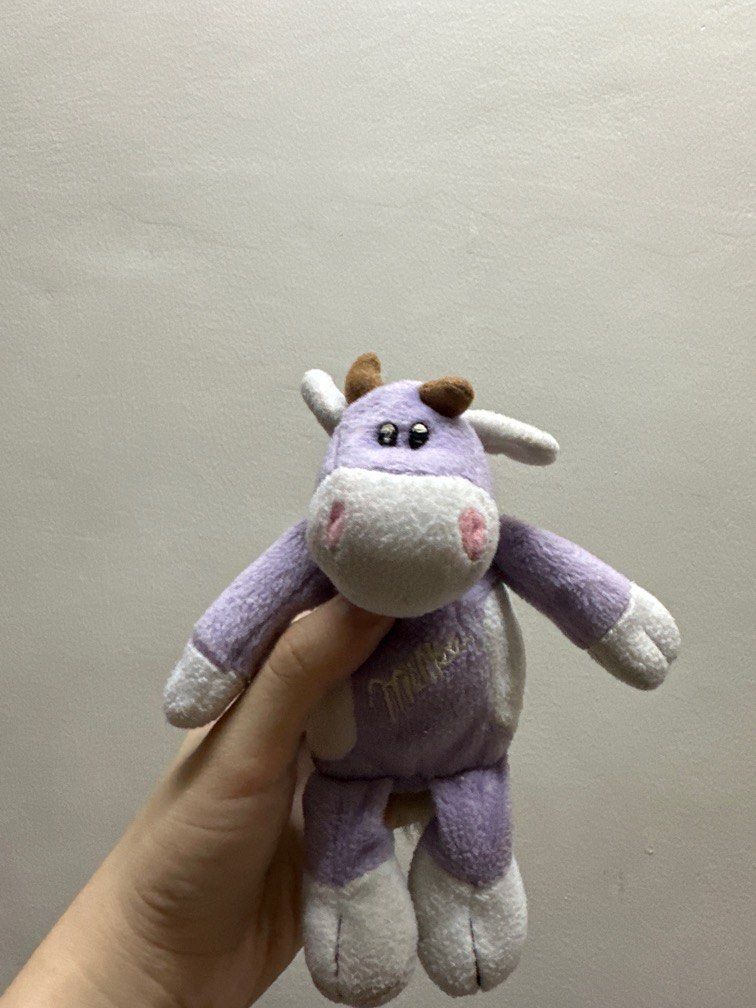 Purple Milka Cow Stuffed Toy Plushie, Hobbies & Toys, Toys & Games on ...