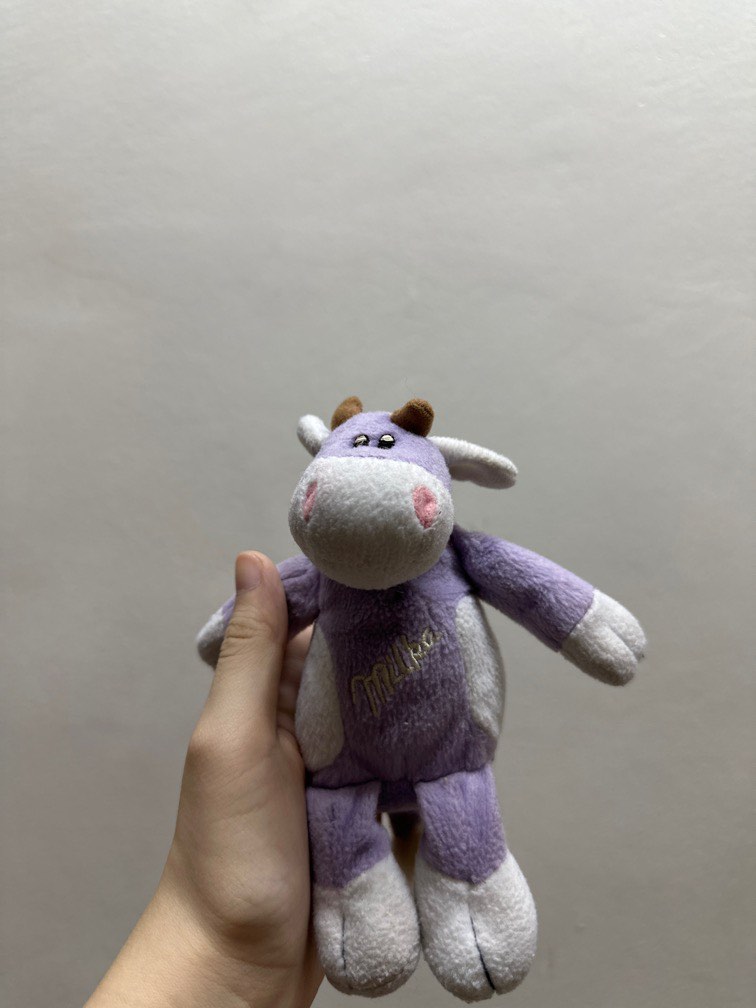 Purple Milka Cow Stuffed Toy Plushie, Hobbies & Toys, Toys & Games on ...
