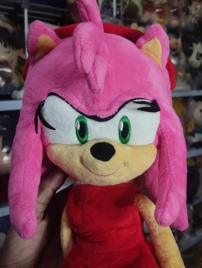 Rare Amy Sonic The Hedgehog Video Game Anime Plush Stuff Toy (Sega ...