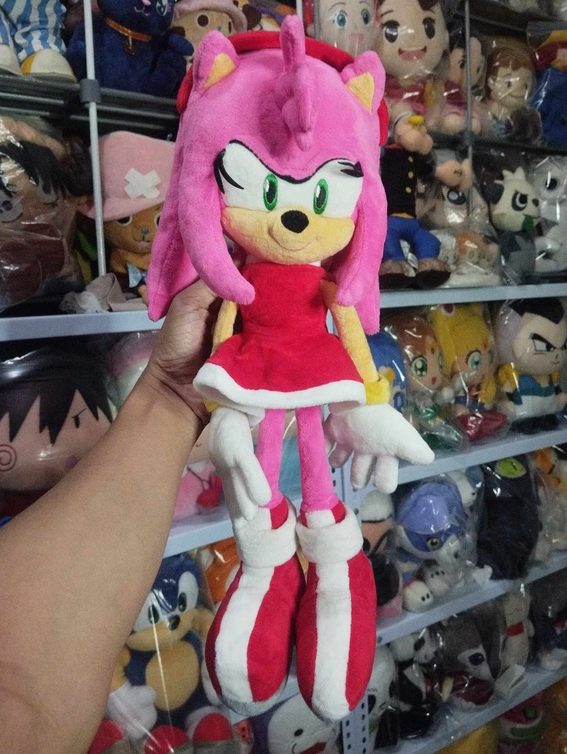Rare Amy Sonic The Hedgehog Video Game Anime Plush Stuff Toy (Sega ...