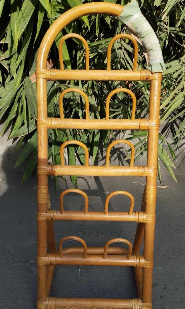 Rattan Shoe Rack, Furniture & Home Living, Furniture, Shelves, Cabinets ...