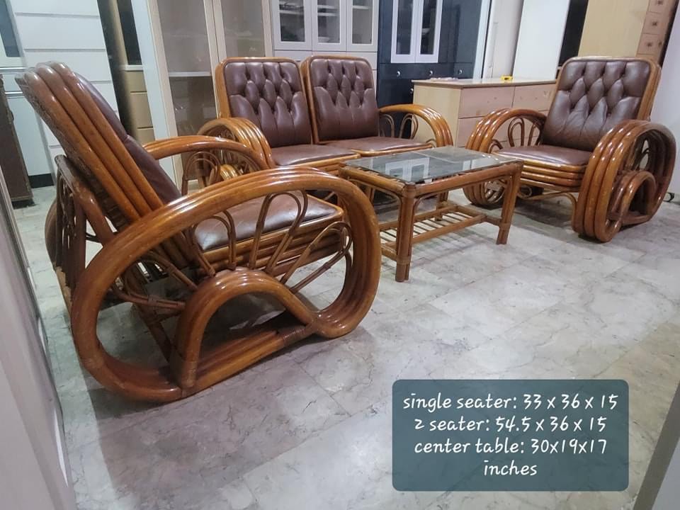 Rattan Sofa set Japan surplus, Furniture & Home Living, Furniture ...