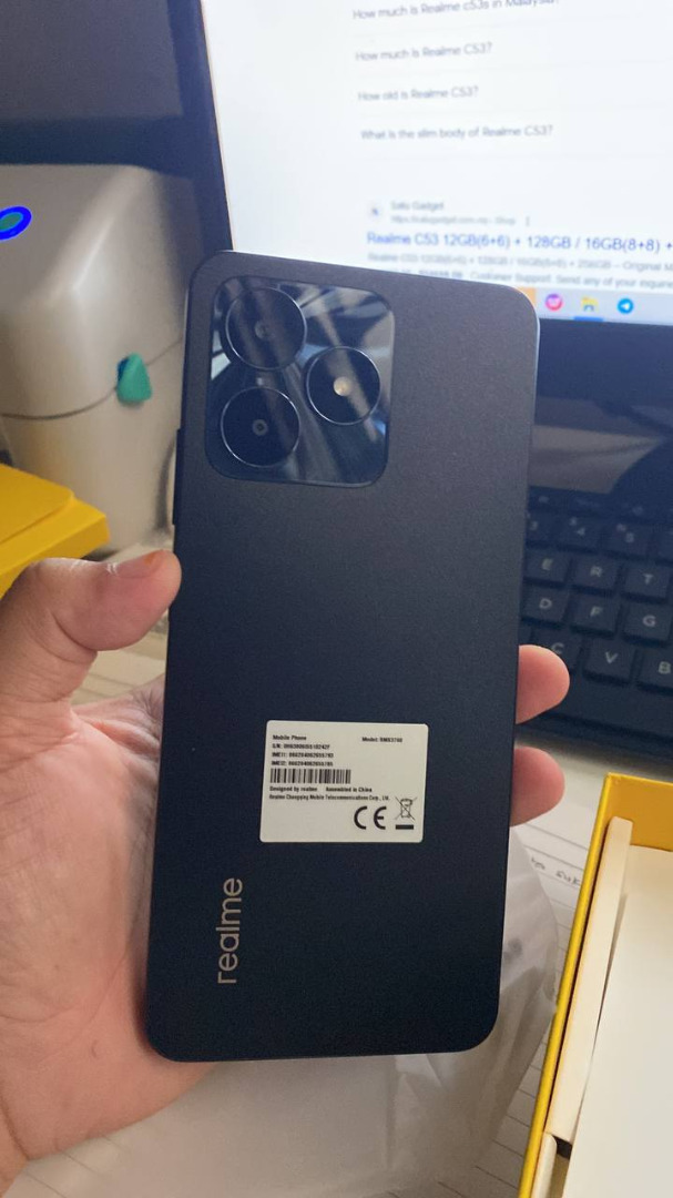 REALME C53 5G Black 128 GB, Mobile Phones & Gadgets, Mobile Phones ...