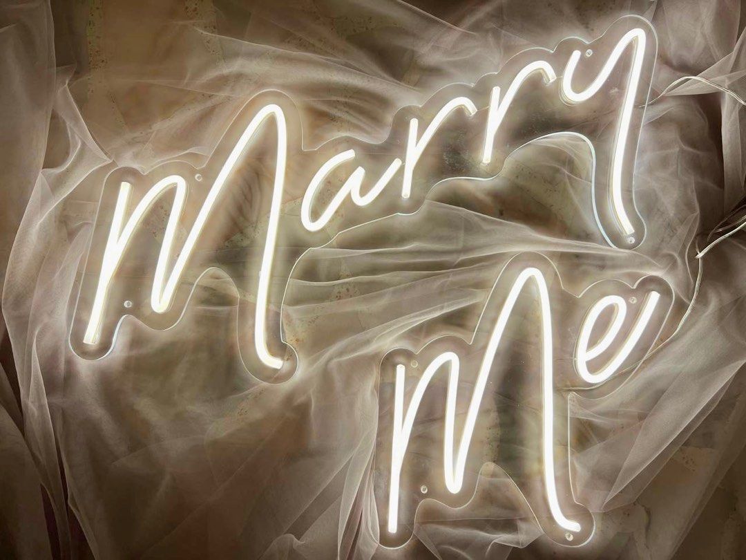 Rental of Marry Me Light and Block Letters for Wedding Proposal ...
