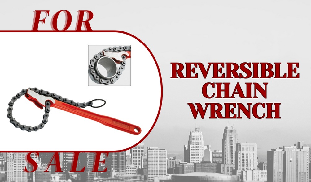 REVERSIBLE CHAIN WRENCH, Commercial & Industrial, Industrial Equipment ...