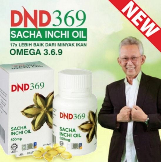 Sacha DND369 dnd369 sacha inchi oil softgel (1 Botol 60 softgels ...