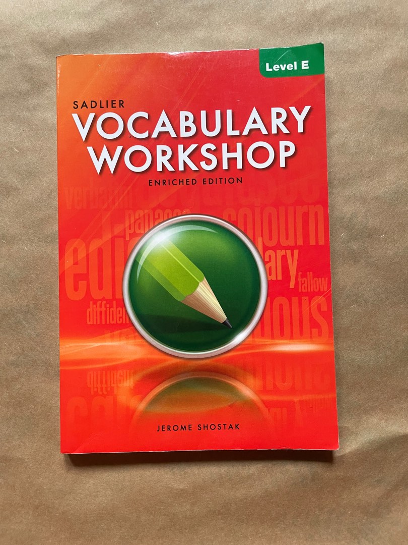 Sadlier Vocabulary Workshop Enriched Edition, Hobbies & Toys, Books ... Sadlier Vocabulary Workshop Enriched Edition, Hobbies & Toys, Books ...